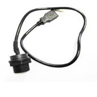 China Panel Mount USB RJ45 Waterproof Connector Socket IP67 Rated 125V 1.5A for Outdoor Network Equipment for sale