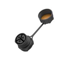 China M25 3-Core IP67 Waterproof Circular Connector Female Micro Inverter Connector 500V Rated for sale