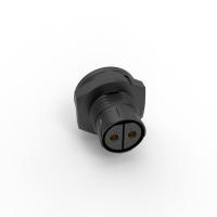 China IP67 Waterproof Panel Mount Connector M12 Female Socket 3-4 Core 100V 8A Threaded Welded for sale