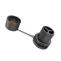 China M16 3-Core Male Pin Waterproof Panel Mount Connector IP67 400V 10A Nylon Industrial Controller for sale