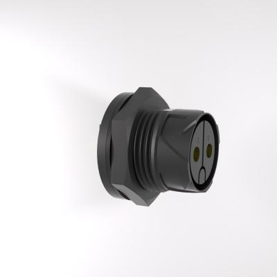 China Self Locking 400V Waterproof Panel Connector P20 Series - 2-9 Pin Configuration, 10A Current Rating, PA66 Nylon Material for sale