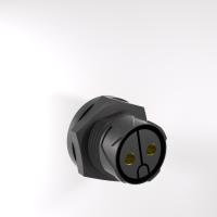 China Self Locking 400V Waterproof Panel Connector P20 Series - 2-9 Pin Configuration, 10A Current Rating, PA66 Nylon Material for sale