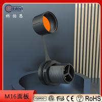 China M16 3-Core IP67 Waterproof Panel Mount Connector 12A 500V Nylon Male Pin for Solar Systems for sale