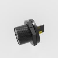 China M20 Front Female Waterproof Panel Mount Connector 12A 500V IP67 PA66 Nylon Electrical Case Box Energy Plug for sale