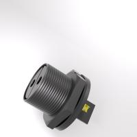 China M20 Front Female Waterproof Panel Mount Connector 12A 500V IP67 PA66 Nylon Electrical Case Box Energy Plug for sale