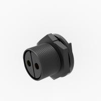 China M20 Front Female Waterproof Panel Mount Connector 12A 500V IP67 PA66 Nylon Electrical Case Box Energy Plug for sale