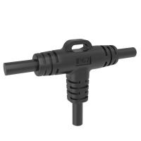 China T-Type IP68 Waterproof LED Connectors for Plant Lights - 15A 500V with 2-7 Pin Configurations for sale