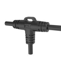China T-Type IP68 Waterproof LED Connectors for Plant Lights - 15A 500V with 2-7 Pin Configurations for sale