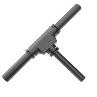 China T-Tee Waterproof LED Connector 2/3/4 Core 15A 500V IP67 Rated for Underground Cable Extension for sale