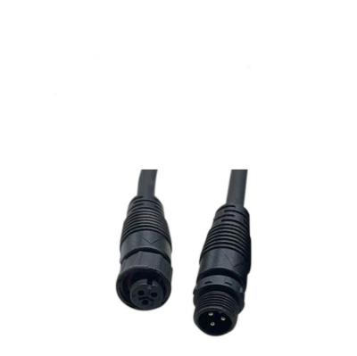 China M12 Waterproof LED Light Connector IP68 Rated 220V 8A Max for Street Lamp and Plant Growth Lighting for sale