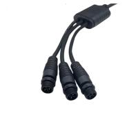 China M12 Waterproof LED Light Connector IP68 Rated 220V 8A Max for Street Lamp and Plant Growth Lighting for sale