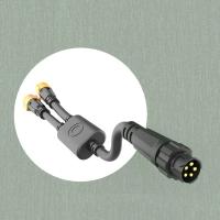 China P12 Self Locking Waterproof LED Connectors IP68 Outdoor Lighting 10A+5A Current 3-9mm Cable for sale