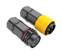China BC05C Waterproof Data Connector Quick Plug Tee Adapter 40A 400V TUV Certified for Industrial Power Equipment for sale