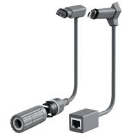 China PA66 Nylon RJ45 Waterproof Connector IP67 Rated 1.5A 1000MHz for Outdoor Industrial Applications for sale