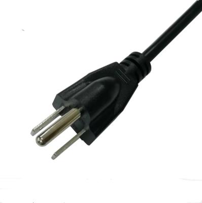 China Stranded Copper Electrical Power Plug 6.8mm O.D. SJT/SJTW 10A 250V Cord with 4.8mm Pin Diameter for sale