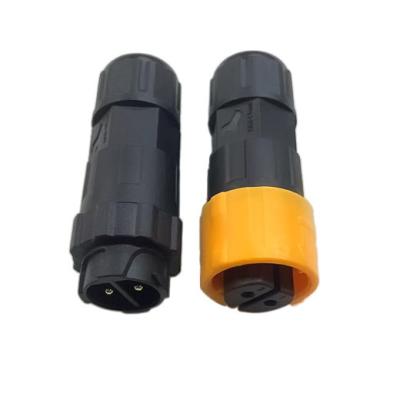 China IP67 Waterproof Circular Connector 4-Pin Male Female 15A 500V for Industrial Power Transmission for sale
