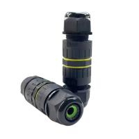 China IP67 Waterproof Circular Connector 4-Pin 500V 15A with PA6 Nylon and Gilded Brass Contacts for sale