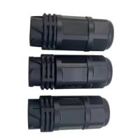 China 4 Pin IP67 Waterproof Circular Connector with 15A Current Rating and 500V Voltage for Cable OD 4.5-9.2mm for sale