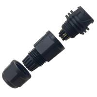 China 4 Pin IP67 Waterproof Circular Connector with 15A Current Rating and 500V Voltage for Cable OD 4.5-9.2mm for sale