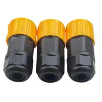 China IP67 Waterproof Circular Connector 4-Pin Male Female 15A 500V for Industrial Power Transmission for sale