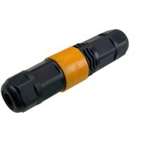 China IP67 Waterproof Circular Power Connector 4-Pin Male Female 500V 15A Self-Locking Butt Type for sale