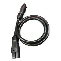 China ETL TUV Certified Black Power Cord Plug 10A/250V with PVC Jacket and 4.8mm Pin Diameter for sale