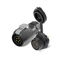 China LP-24-3 IP68 Waterproof Power Connector 500V 35A Circular Aviation Plug for Outdoor LED Lighting for sale