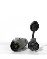 China LP-24-3 IP68 Waterproof Power Connector 500V 35A Circular Aviation Plug for Outdoor LED Lighting for sale