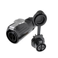 China 2 Pin LP Series Waterproof Power Connector IP68 PA66 20A 500V for sale