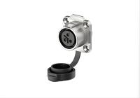 China LP20 3-Core 20A IP68 Waterproof Connector Metal Plastic for sale