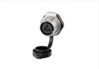 China LP20 3-Pin Waterproof Electrical Connector 20A IP67 Panel Mount for sale
