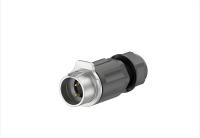 China LP20 2-Core 20A IP67 Waterproof Power Connector Metal Plastic Panel Mount for sale