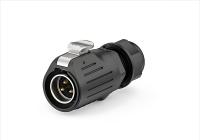 China LP20 3-Core 20A IP67 Waterproof Power Connector Panel Mount for sale