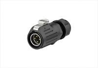 China LP20 Series 4-Pin 20A Waterproof Connector IP67 500V Metal Plastic for sale