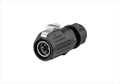 China LP20 Series 4-Pin 20A Waterproof Connector IP67 500V Metal Plastic for sale