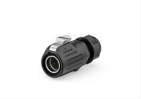 China LP20 Series 9-Pin IP67 Waterproof Connector 5A Flange Mount for sale