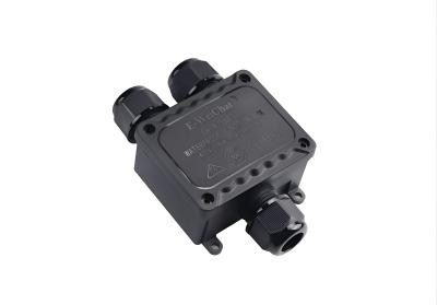 China Waterproof Junction Box with IP68 Rating 1-in-2-out Split-Type Design for Harsh Environments for sale