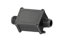 China Waterproof Junction Box, 1-in 1-out IP68 with Cable Glands for sale