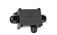 China Waterproof Through-Type Junction Box - 1 In 2 Out Cable Gland Connector for sale