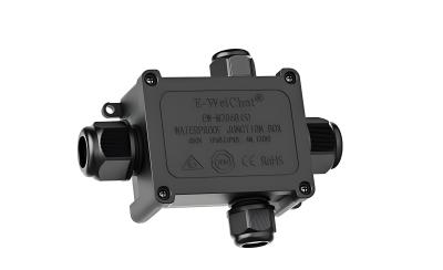 China IP68 Waterproof Junction Box 1-in-3-out Cable Gland Enclosure with Corrosion-Resistant Build for Electrical Data Connections for sale