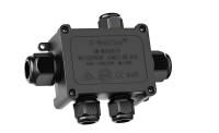 China Waterproof Junction Box Integrated 1in4Out Splitter Enclosure for Outdoor Wiring IP68 for sale