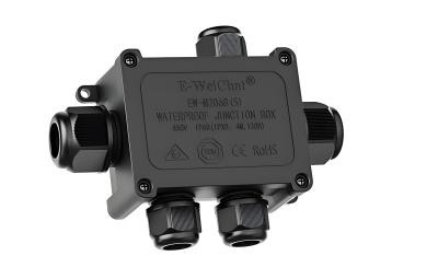 China Waterproof Junction Box Integrated 1in4Out Splitter Enclosure for Outdoor Wiring IP68 for sale