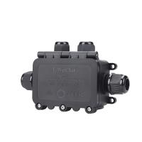 China Waterproof Junction Box 1In3Out IP68 Rated Die-Cast Aluminum Direct Through-Wire for sale