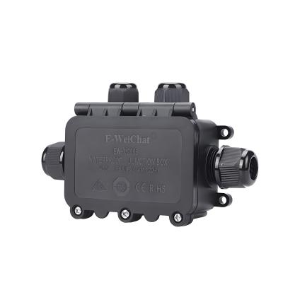 China Waterproof Junction Box 1In3Out IP68 Rated Die-Cast Aluminum Direct Through-Wire for sale