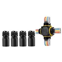 China Waterproof T-Tap Connector 1 Male to 2 Female Quick Connect IP68 for sale