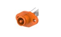 China PG50A-OR-IP67 Fixed (Non-Rotatable) Energy Storage Connector - Orange Positive, Stud Mount for sale