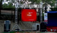 China P5.95 Outdoor LED Video Wall Rental Slim Lightweight 500x500mm 8.2kg Die Cast Aluminum for sale