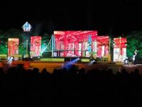 China P3.91mm Outdoor Rental LED Display 500x500mm Die Casting Aluminum Cabinet 65536 Pixels for sale