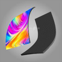 China P2.5mm Flexible LED Display Screen 320x160mm Cylindrical Indoor Panel for sale
