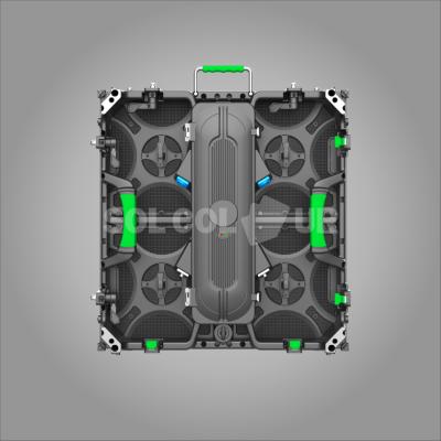 China Outdoor P3.91 Back Service LED Display Panel 500x500mm Die Cast Aluminum Rental Screen for sale